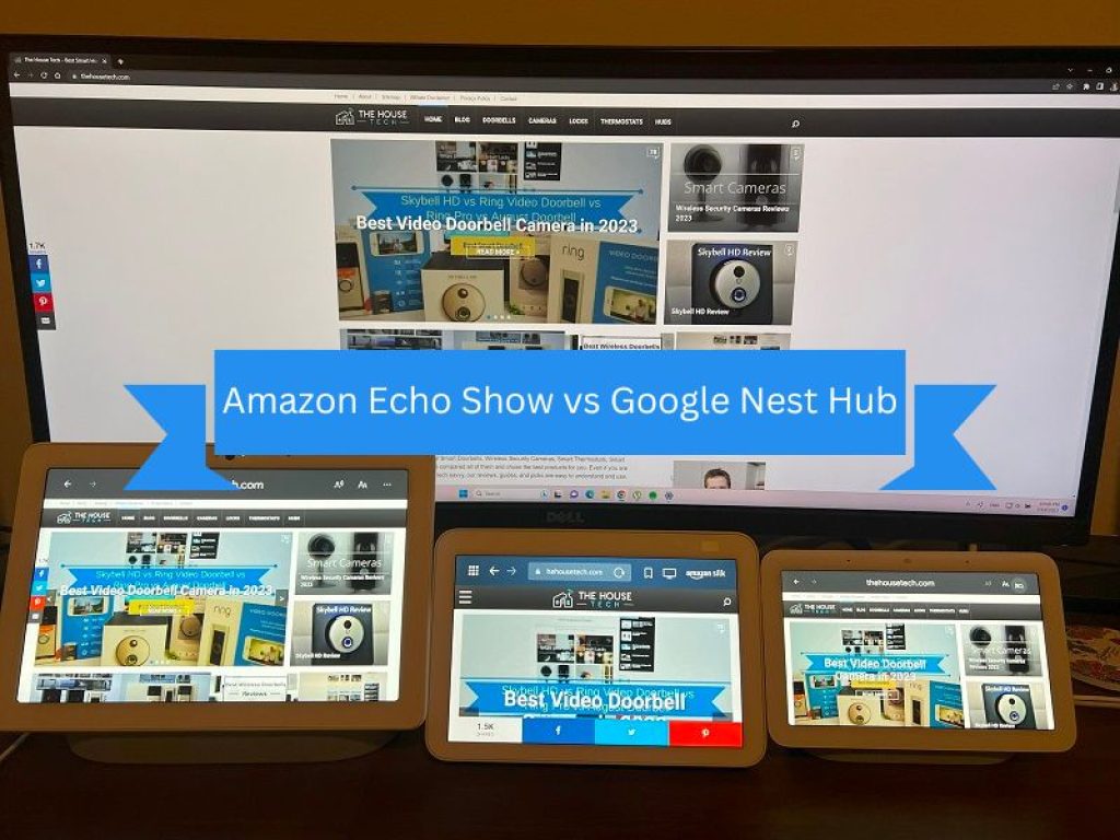 Echo Show vs Google Nest Hub: Which one in is for you in 2024!